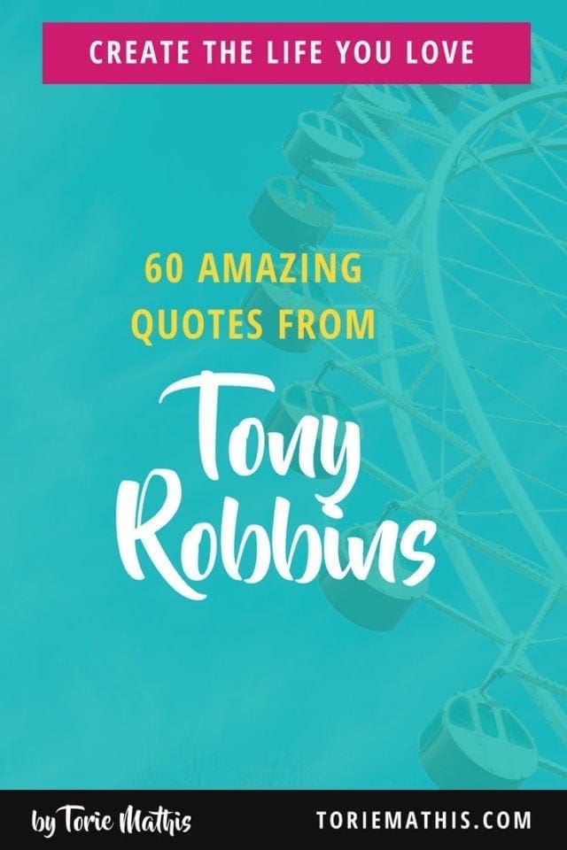60 Tony Robbins Quotes to Transform your Life
