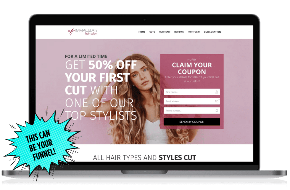 Hair Salon Funnel - Torie Mathis