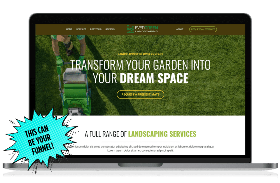 Landscaping Funnel Template - Torie Mathis
